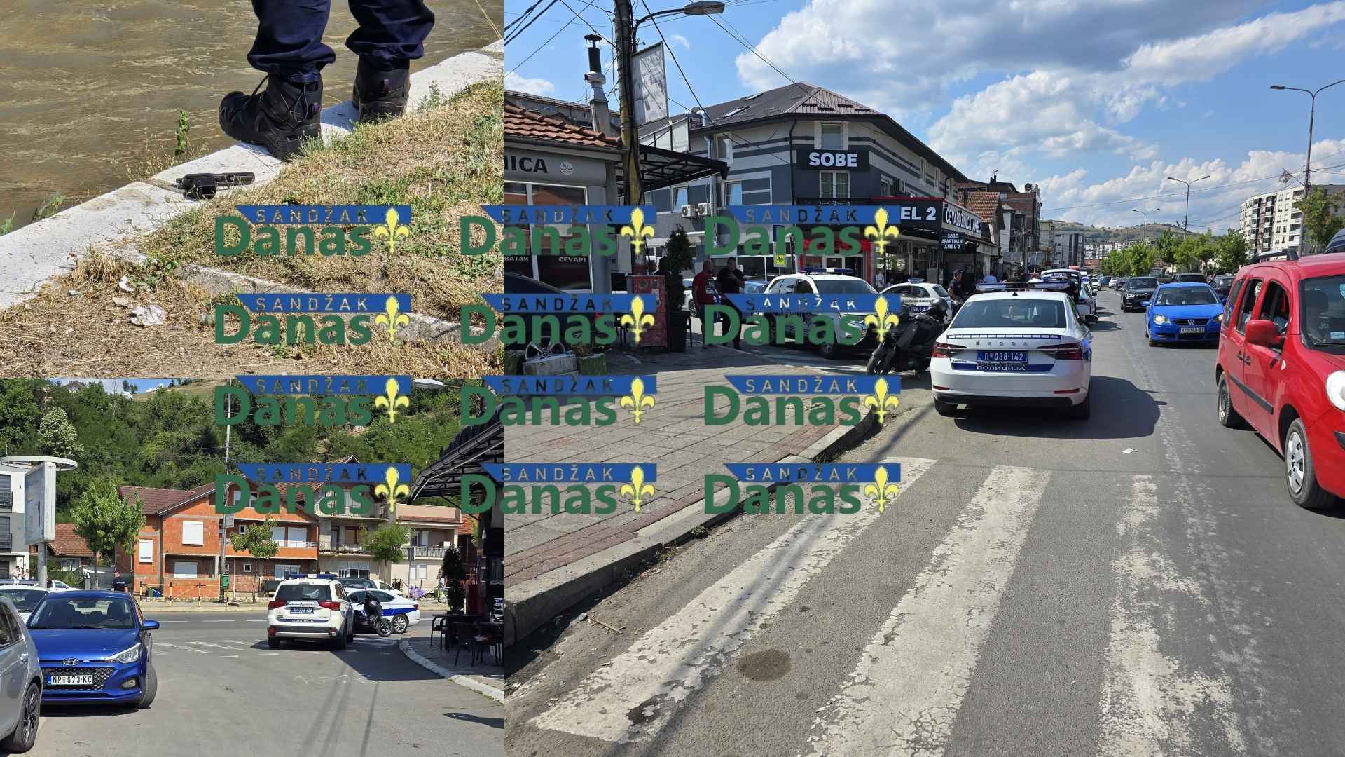 /VIDEO/ Pucnjava u centru Novog Pazara: Ženska osoba ranjena, pronađen pištolj na licu mjesta ...