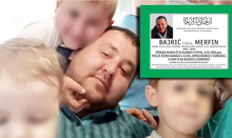 TUGA! Na ahiret preselio Bajrić Merfin, iza njega ostala supruga i ...