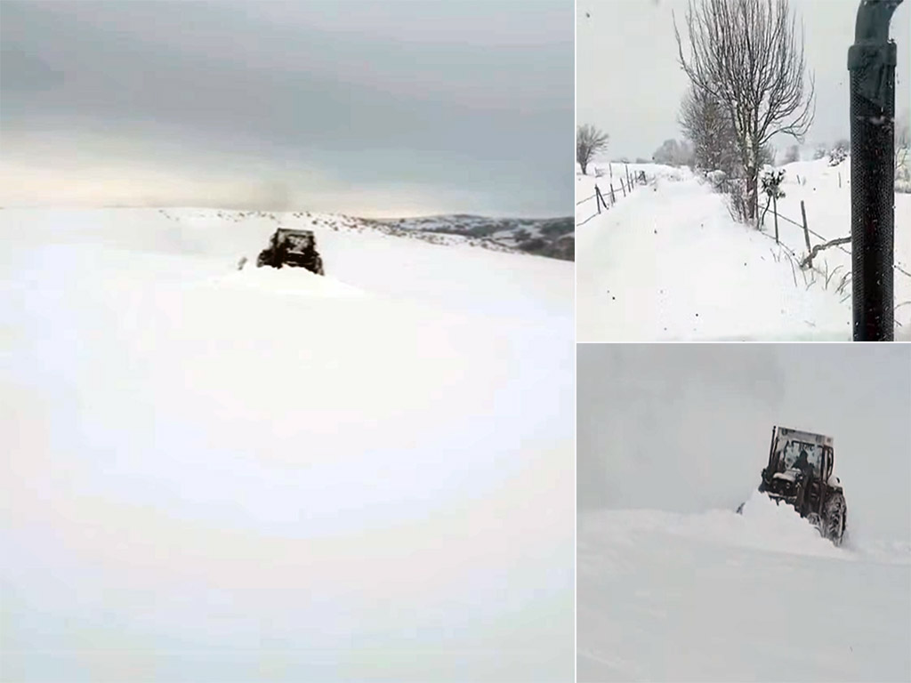 Pogoršano stanje u Sjenici: Put ka selu Dujke ne postoji, snijeg ...